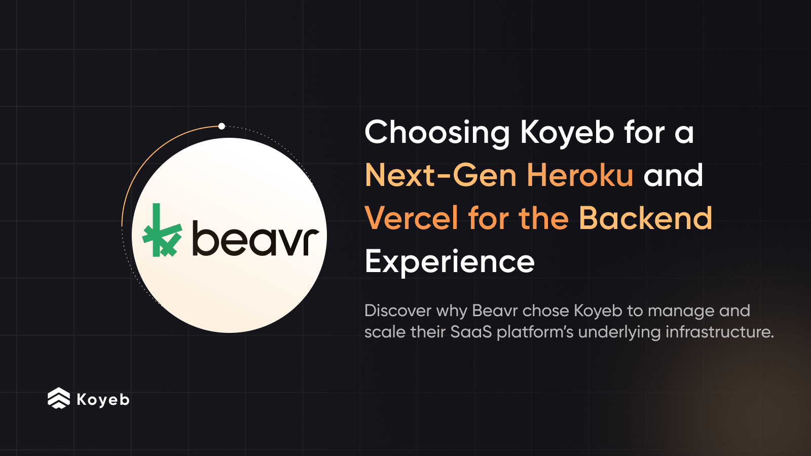 Beavr Chose Koyeb for a Next-Gen Heroku and Vercel for the Backend Experience